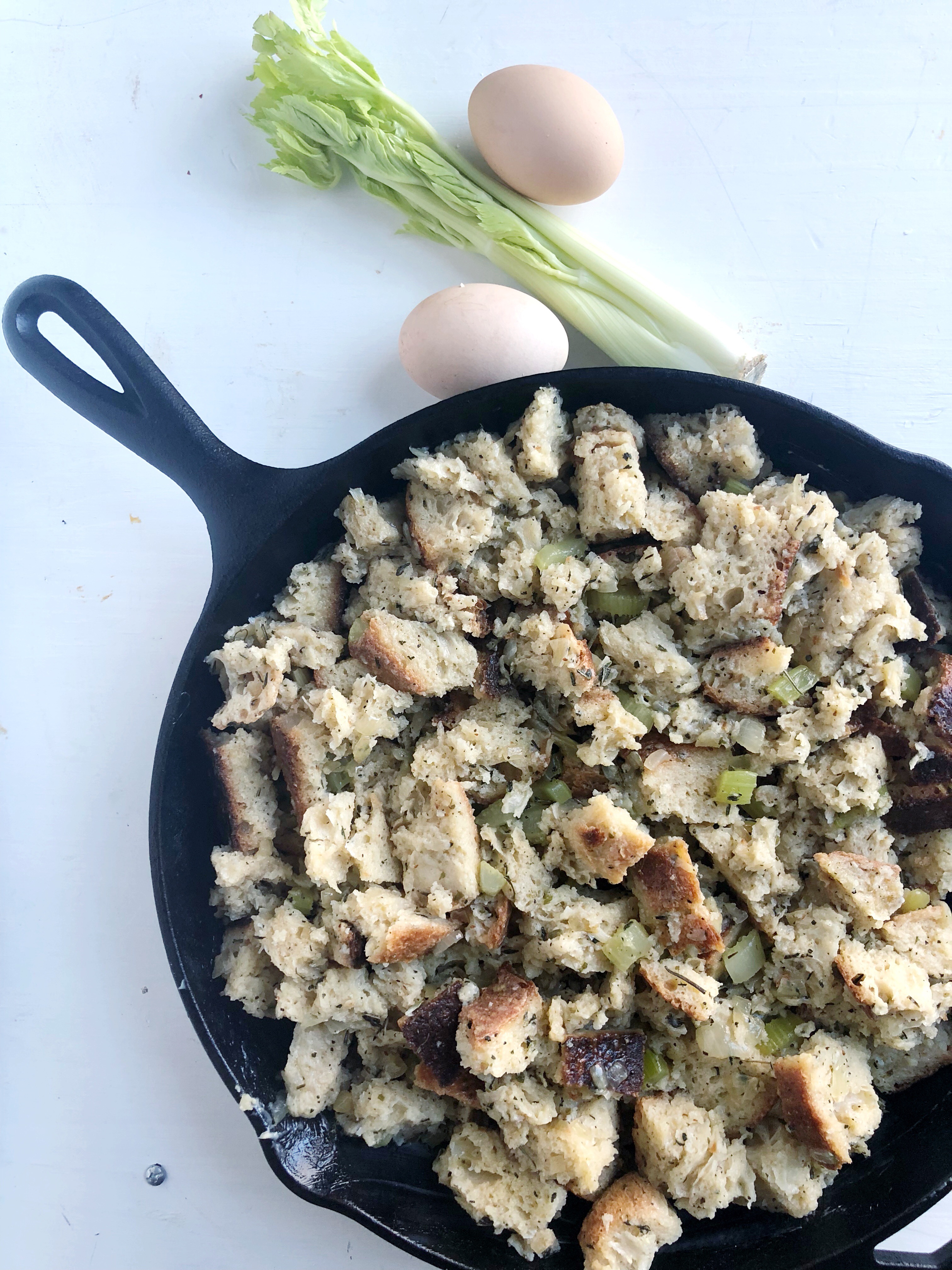 The Best Stuffing Ever (Easy Side Dish) | Ashley Marie Farm and Bakery